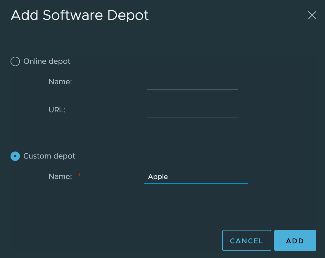 Easily create custom ESXi Images from patch releases using vSphere Image Builder UI