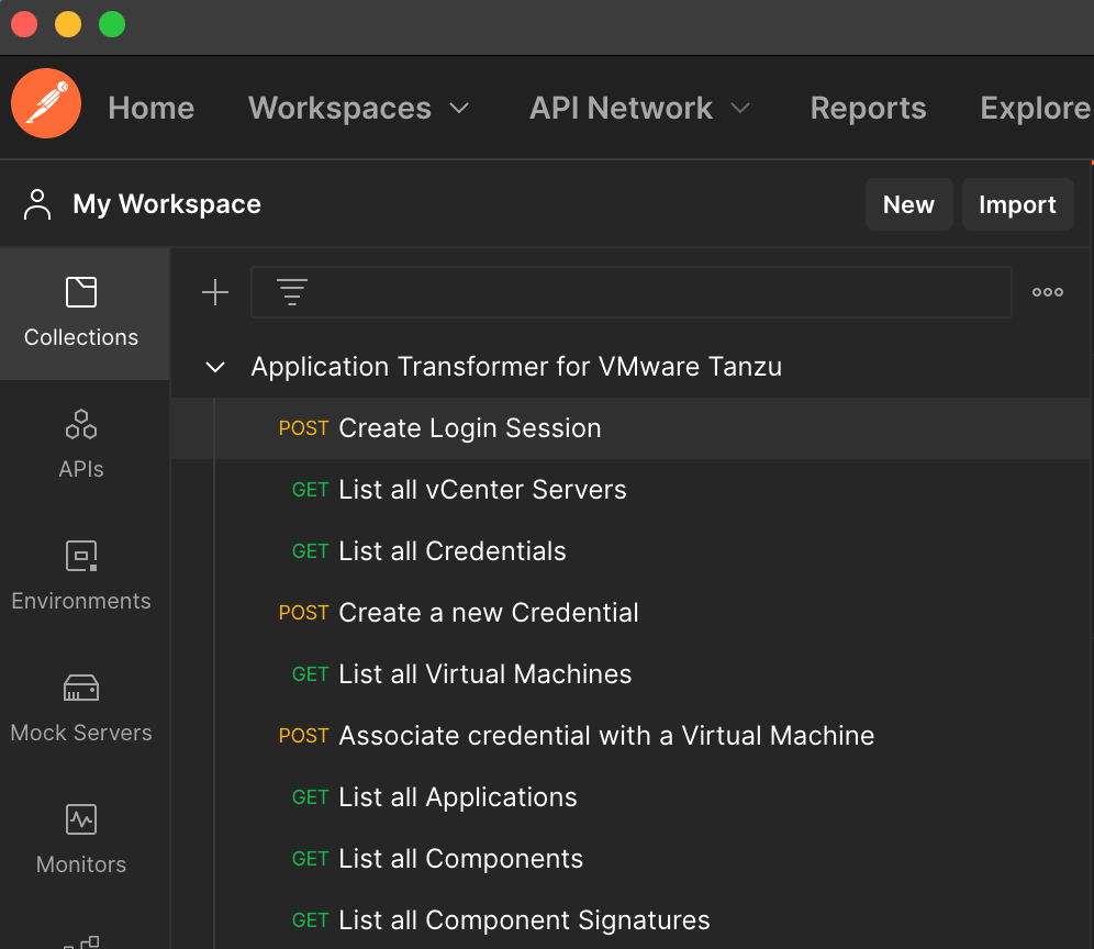 Getting Started with the Application Transformer for VMware Tanzu REST API