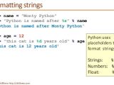 Python String Template Python Programming Essentials M9 String