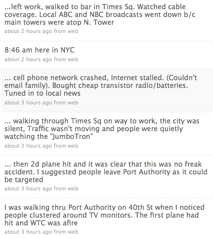 what the web looked like on 9/11 » Bill Wolff