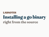 Installing A Go Binary Will Schenk
