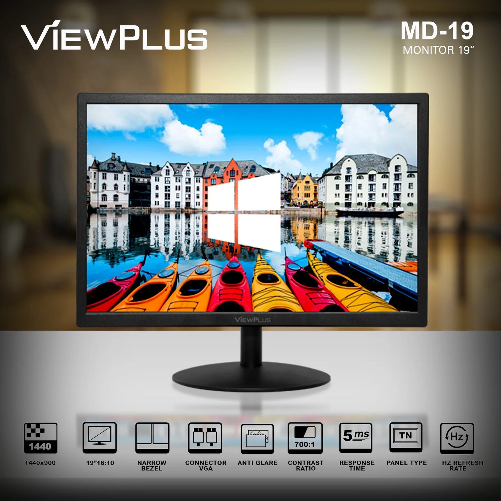 ViewPlus MD19H 19" LED 60hz - WIND NET Computers