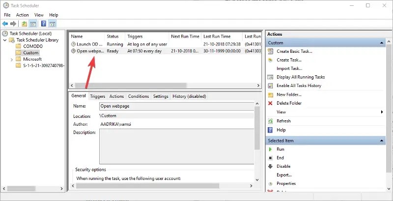 How to Open a URL on Schedule Using Task Scheduler