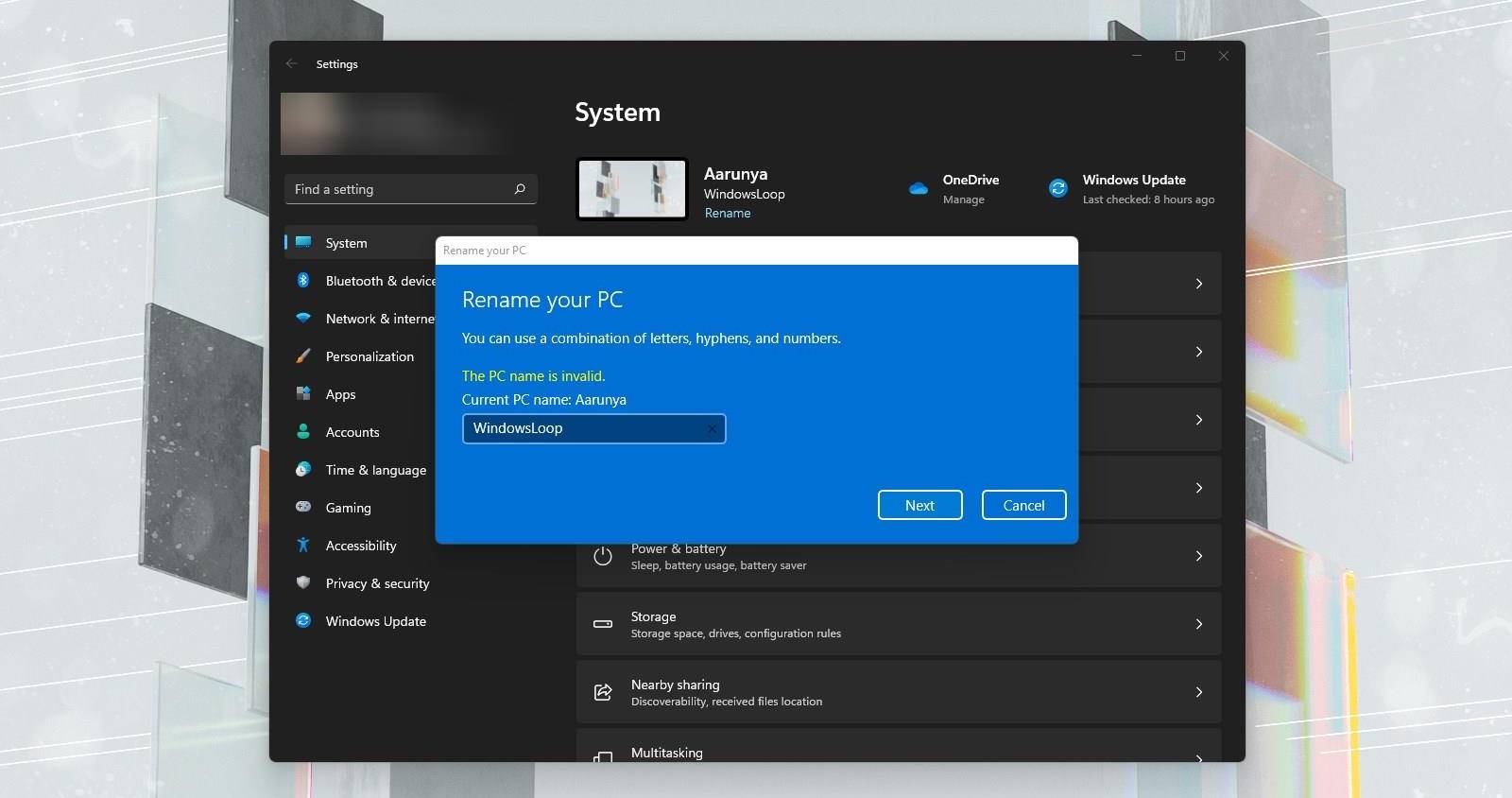 Fix The PC Name Is Invalid Error In Windows 11 fix-the-pc-name-is-invalid-error-in-windows-11