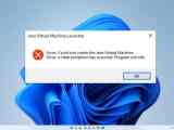 Java Virtual Machine Launcher Error 4 Easy Fixes On Windows