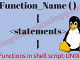 Functions In Shell Script With Examples Wings Of Technology