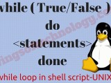 What Is While Loop In Shell Script Wings Of Technology