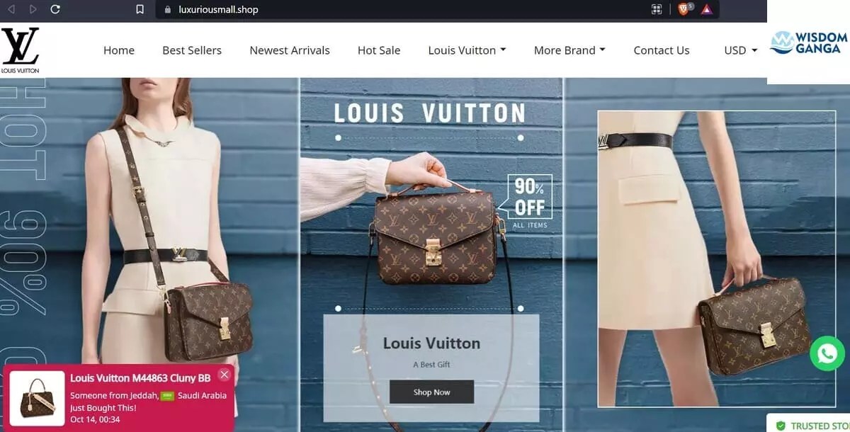Luxuriousmall Review: Is Luxuriousmall.shop Scam Site? [2022] - WISDOM GANGA