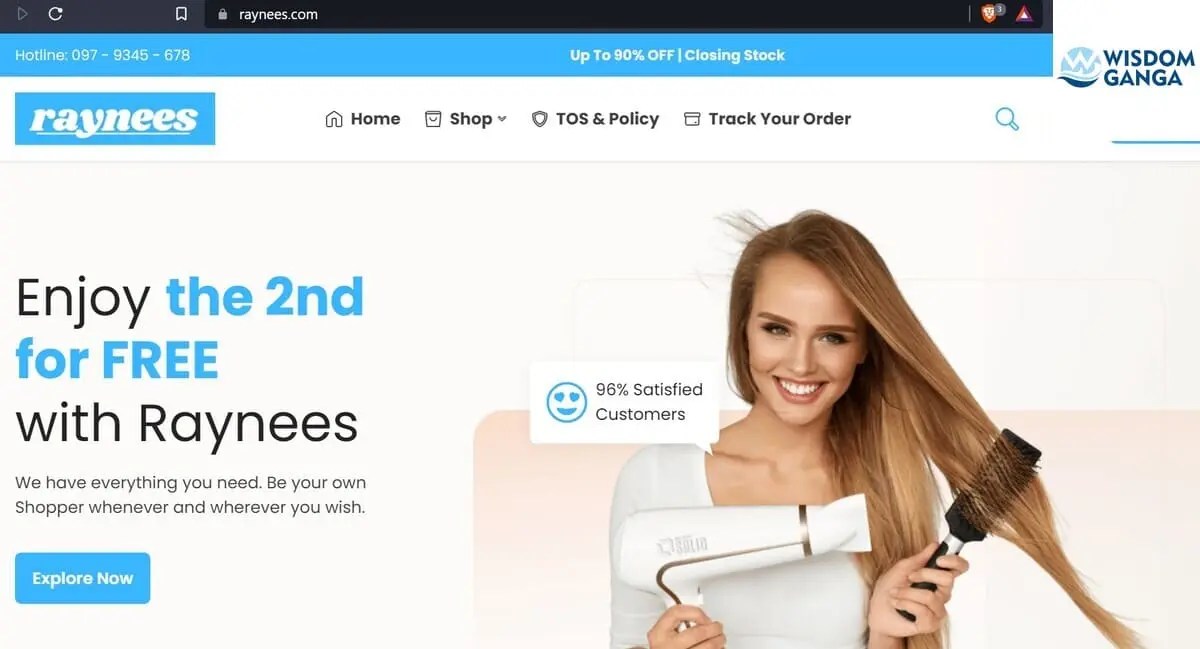 Raynees Review: Is Raynees Scam Site? [2022] - WISDOM GANGA