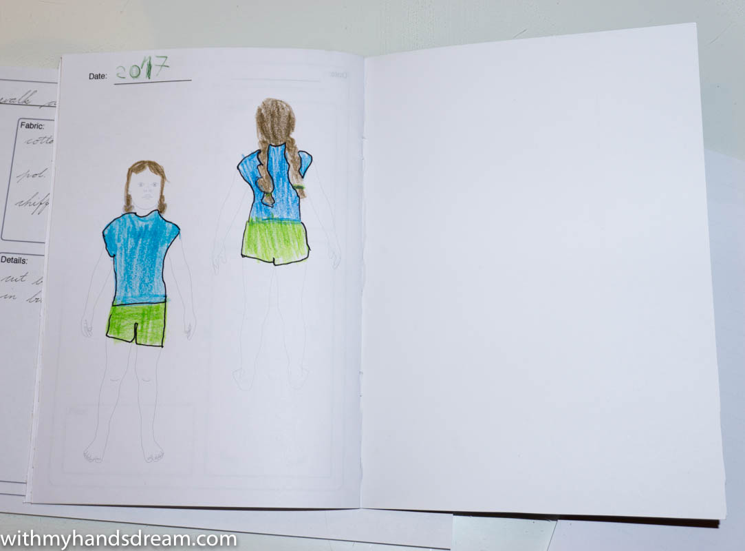 Make your own sewist's notebook! (Free printable templates!)