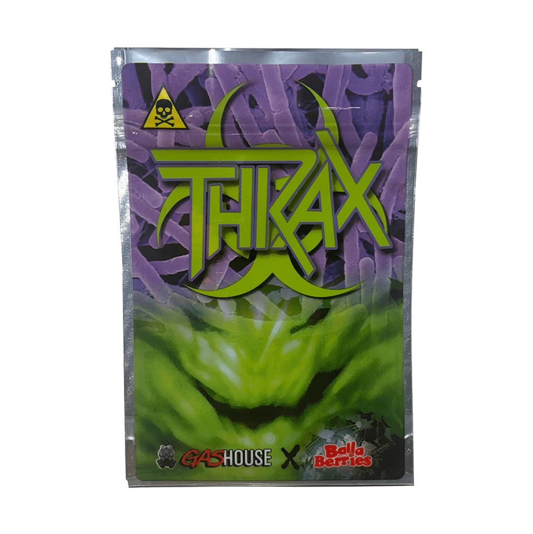 Thrax Mylar Bags Gashouse x Balla Berries 3.5g / 8th - 3.5g Mylar Bags ...