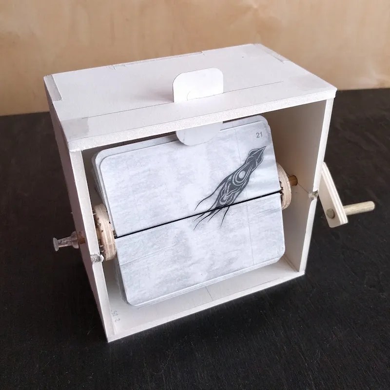 Drill Powered Flipbook Animation – wolfCat workshop