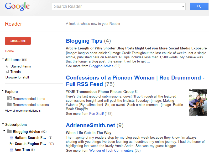 How To Subscribe And Read RSS Feeds » The Wonder of Tech