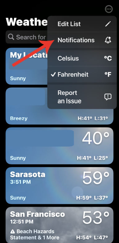 How to Turn On Severe Weather Alerts on Your iPhone » The Wonder of Tech