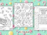 28 Candy Coloring Pages Free Pdf To Print Woo Coloring