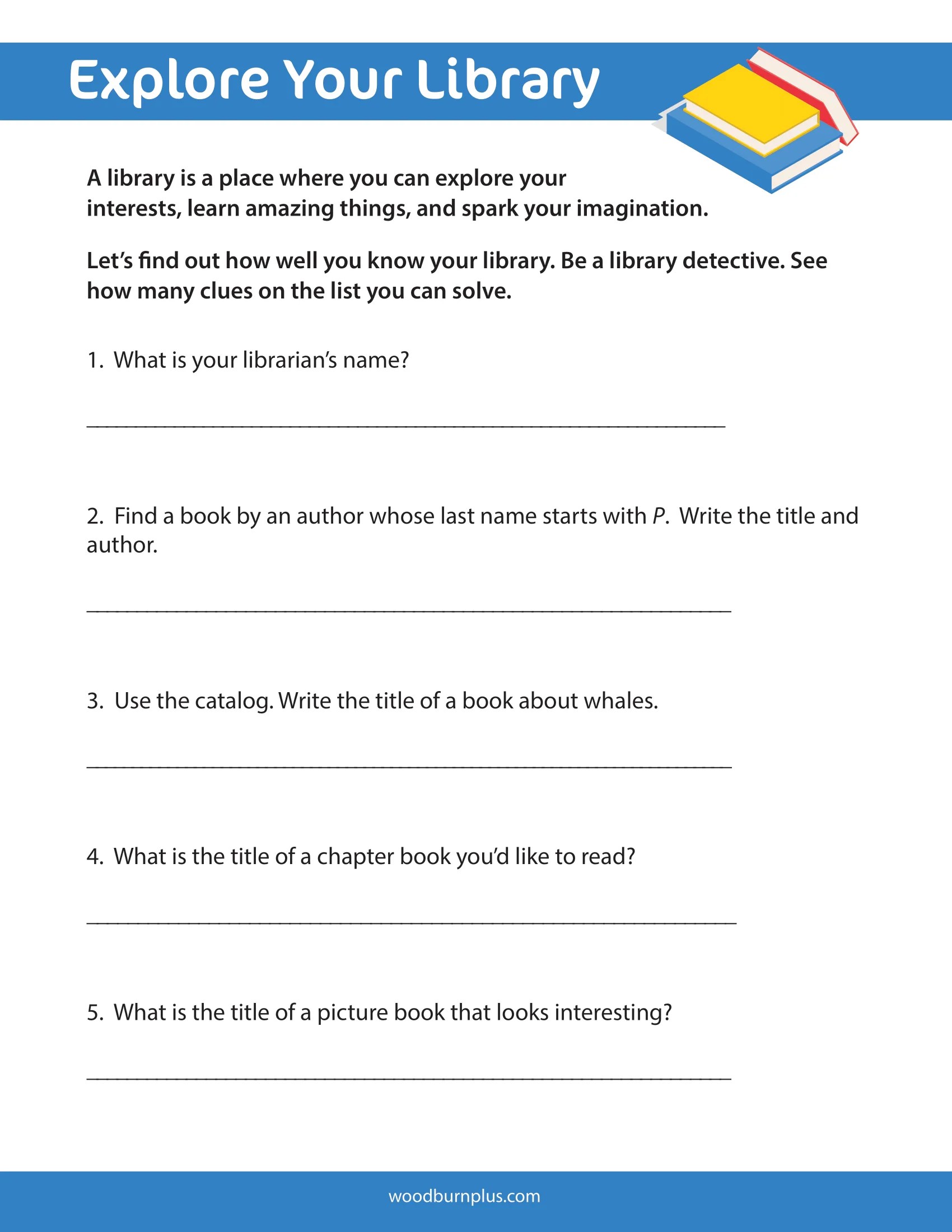 Getting To Know Your Library Explore Your Library Woodburn Plus