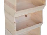 Wooden Stackable Storage Bin Poole Sons Inc