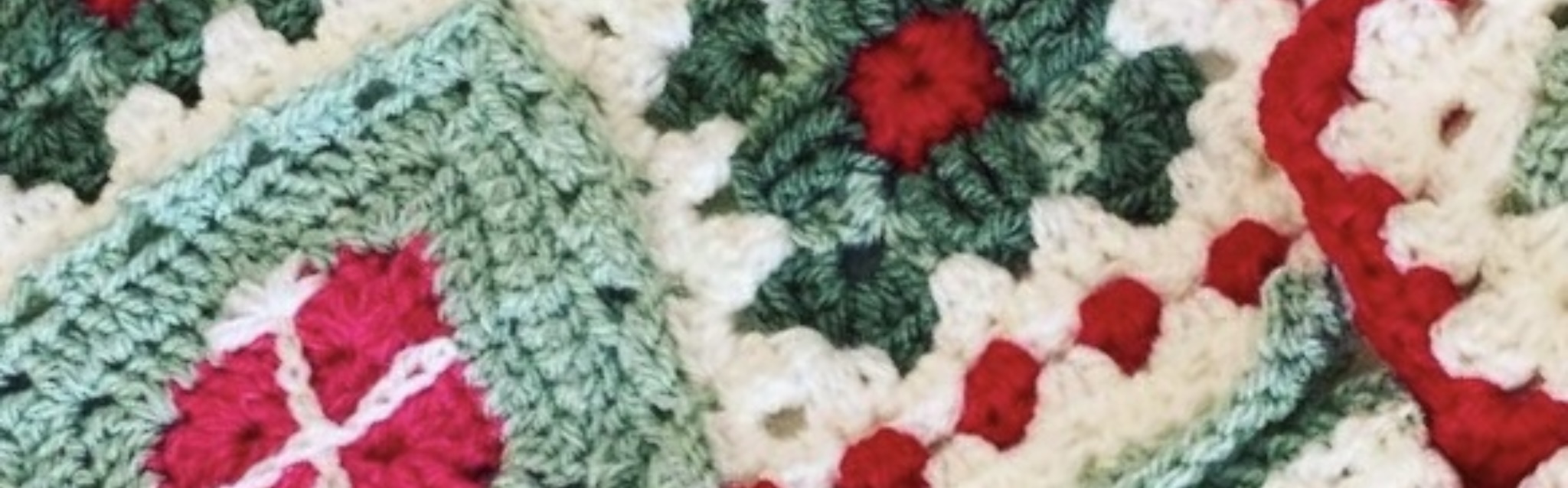 The Noel Nine Patch Blanket, Christmas 2021 - Wool Thread Paint