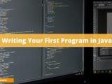 Writing Your First Program In Java Devcript