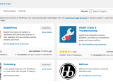 Plugins Add New Screen Documentation Wordpress Org