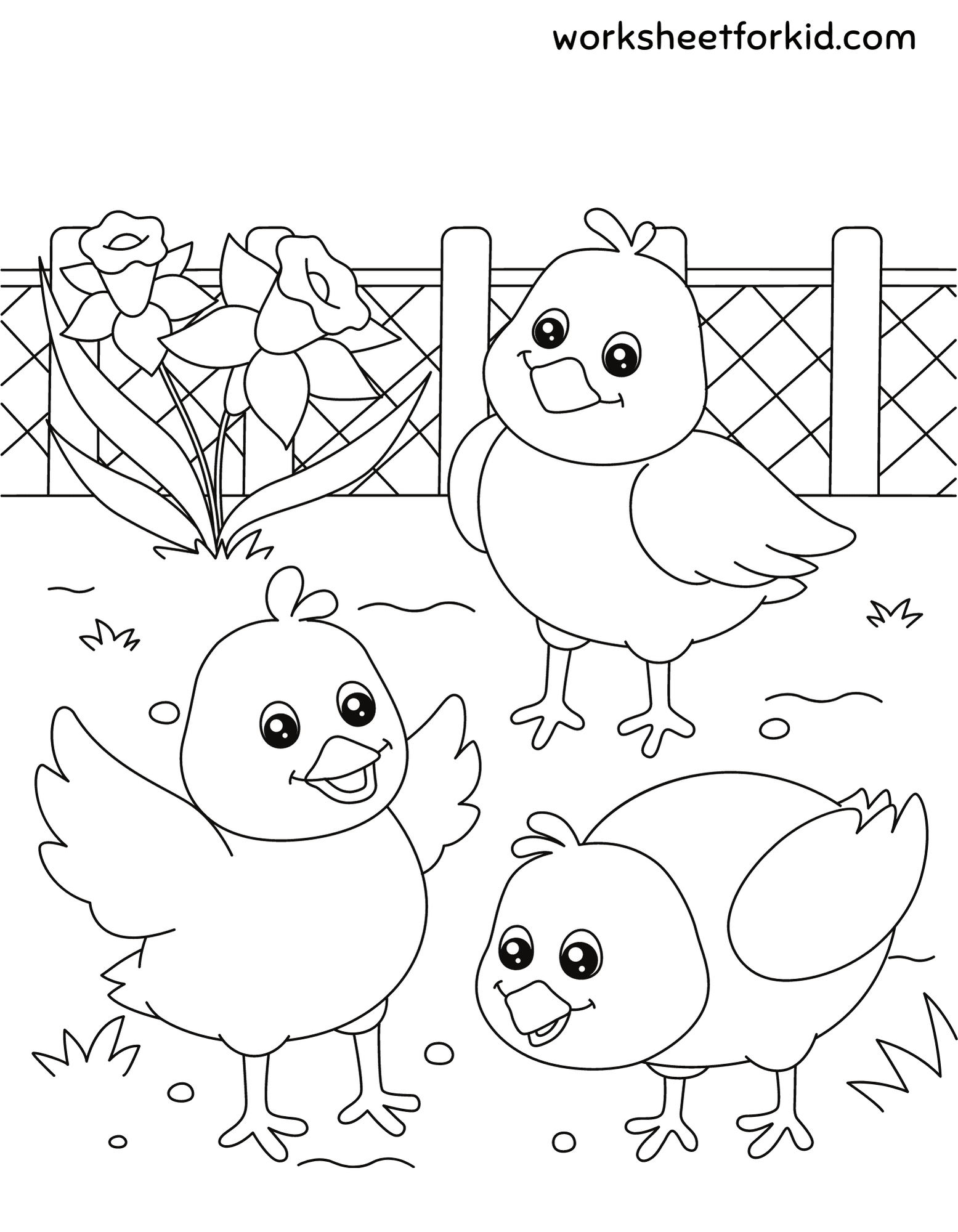 Free Animals Coloring Pages-22 - WorksheetForKid