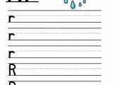 Writing Practice Letter R R Worksheet Download Print Now