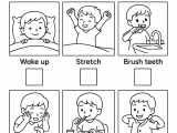 Morning Routine Sequence Worksheet Download Print Now