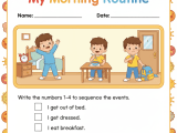Sequencing Events Worksheets Free Image Pdf Printables