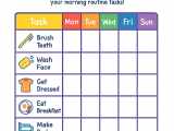 Morning Routine Tracker Worksheet Download Print Now