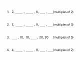 Multiples Abb Pattern Worksheet Download Print Now