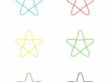 Looped Star Pattern Worksheet Download Print Now
