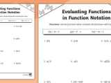 Algebra I Evaluating Functions In Function Notation Practice