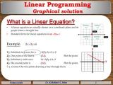 Linear Programming Graphical Method Ppt Worksheets Library
