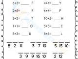 Math Code Worksheet Engaging Activities To Sharpen Mathematical Skills