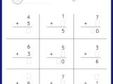 Basic Addition Problems Within 10 Missing Digits Math
