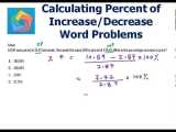 Calculating Percent Of Increase Decrease Word Problems Worksheets Library