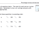 8 Of The Best Percentage Increase And Decrease Teaching Resources