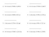 Percent Of Change Worksheets Worksheets Library