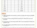 Simple Percentage Increase And Decrease Worksheet Worksheets Library