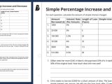 Free Percent Increase And Decrease Worksheet Download Free Percent