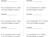 Percentage Decrease Worksheet Answers Examples Worksheets Library