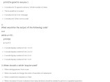 Quiz Worksheet While Loops In Python Study Worksheets Library