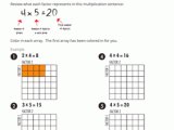 Multiplication Within 25 And Rectangular Arrays Printable