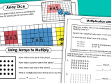 Multiplication Division With Arrays Worksheets Library