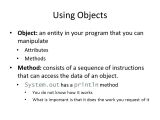 Understanding Classes And Objects In Java Worksheets Library