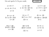 Solving Equations Worksheets Worksheetsgo