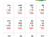 Adding Three Numbers Worksheets Worksheetsgo