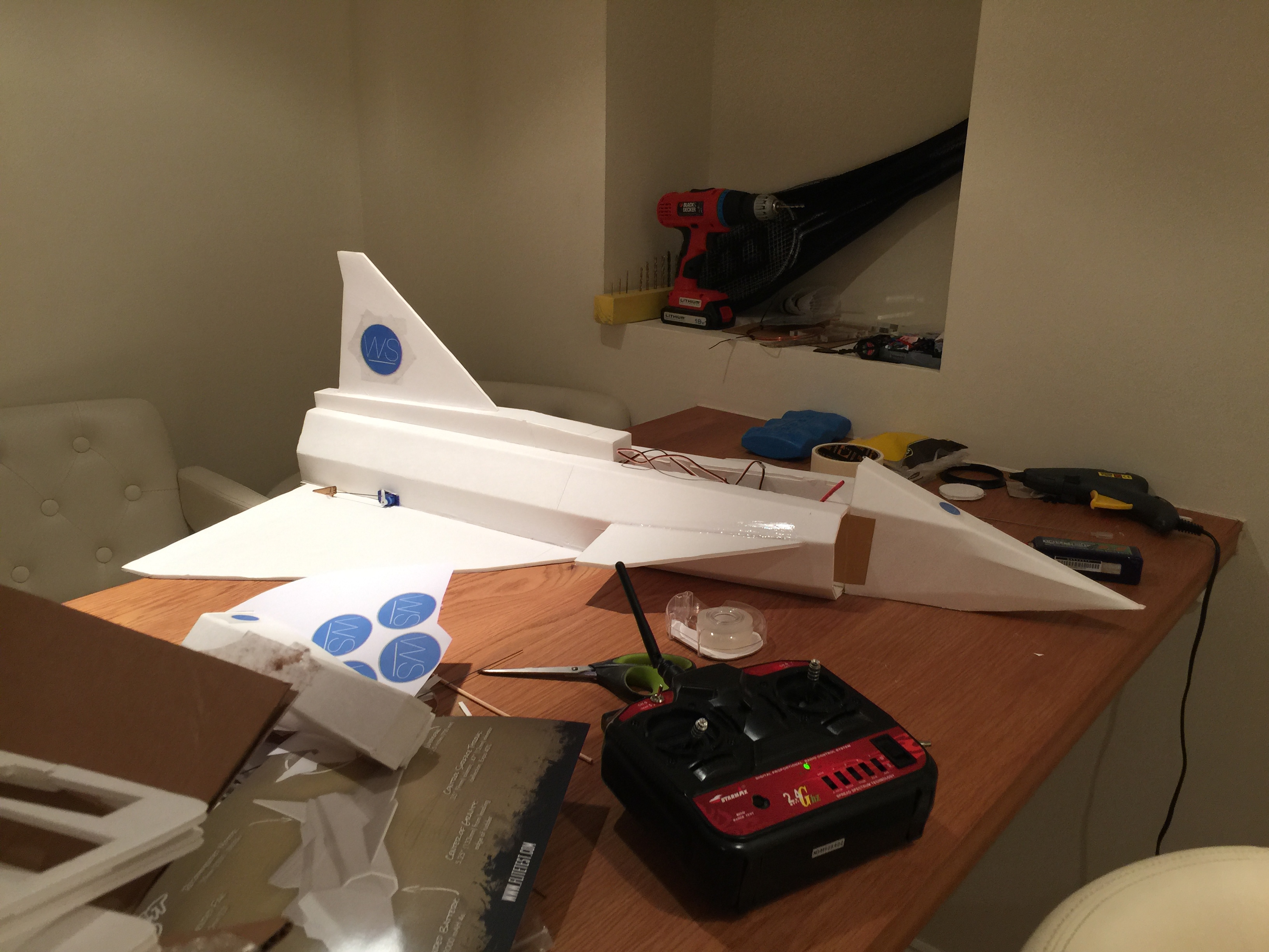 Finished FT Viggen RC plane - WorkshopScience