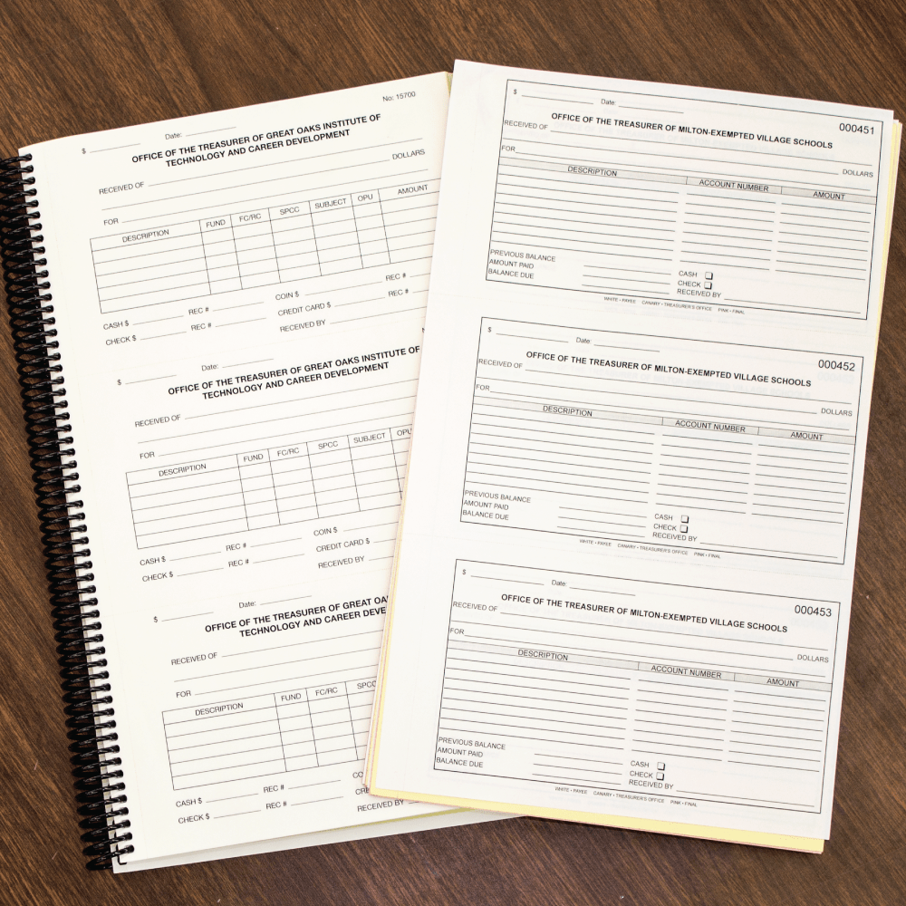 Receipt Books - World Digital Imaging