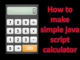 How To Make Simple Javascript Calculator